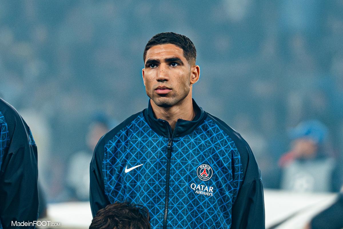 Maroc - Achraf Hakimi aperçu à l'entraînement... avec Nayef Aguerd