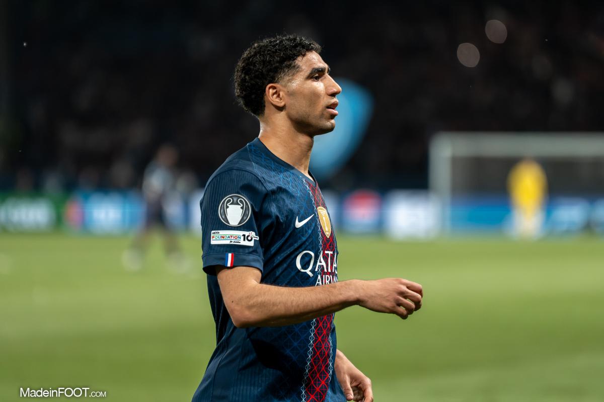PSG - Le message d'Achraf Hakimi après sa blessure et son forfait pour ...